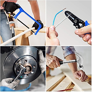 Prostormer 198-Piece General Household Hand Tool Set, Multi-Purpose Basic Home Repair Tool Kit with Wide Mouth Open Storage Tool Bag for DIY and Home Maintenance