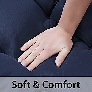 Blytieor Outdoor 3 Piece Settee Cushion Set, Patio Wicker Cushions 1 Loveseat Cushion & 2 U-Shape Cushion