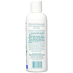 HERBAL GLO Psoriasis & Itchy Scalp Conditioner 250 ml, 0.02 Pound