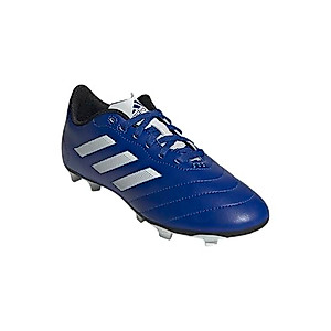 adidas Goletto Firm Ground Soccer Shoe, Team Royal Blue/White/Black, 6 US Unisex Big Kid