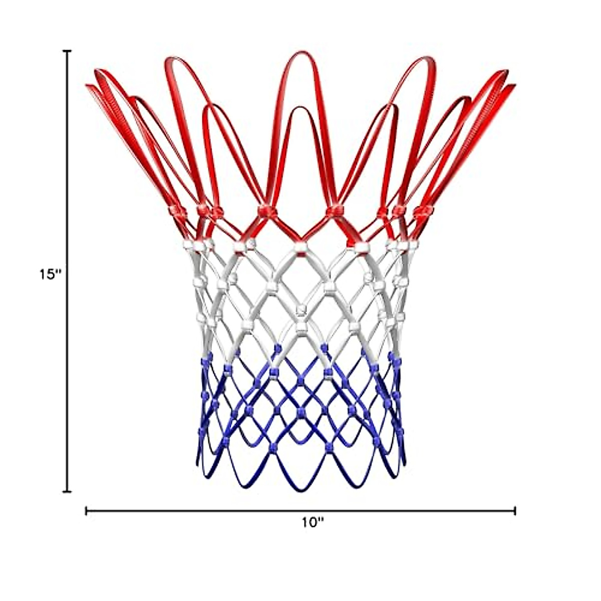 Spalding All-Weather Red, White, Blue Net