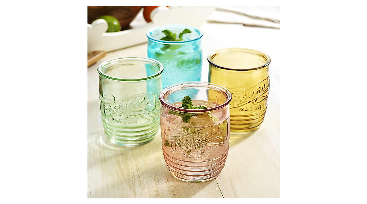 Glaver's Set of 4 Retro Mason Collins Glasses