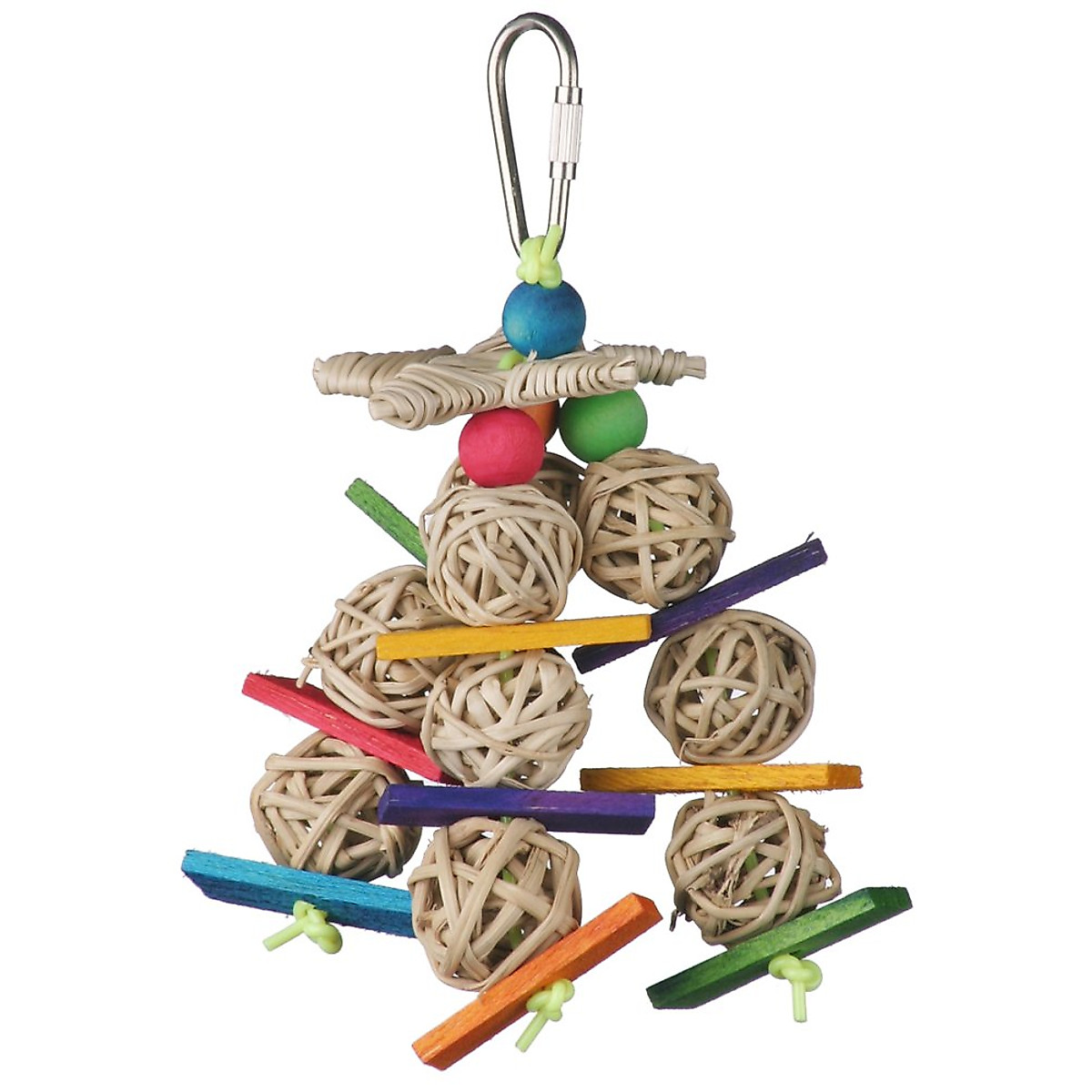 Super Bird Creations 5-1/2 by 2-1/2-Inch Mini Starburst Bird Toy, Small