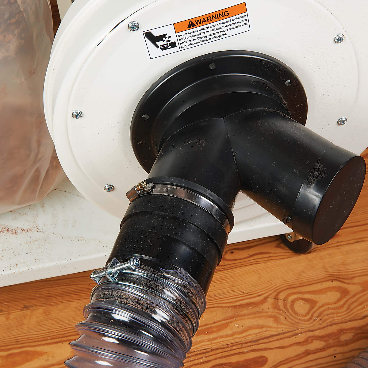 WoodRiver Dust Connection TPR Quick Connect Hose Adapter 4”