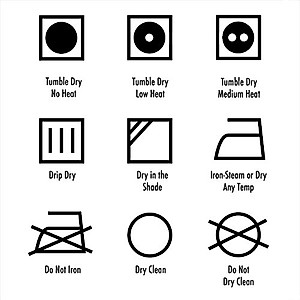 Ecyanlv Symbols and Stain Removal Laundry Sign Canvas Art Posters Prints Black White Painting Laundry Room Wall Decor Housewarming Gift 16X20Inchx2 Unframed