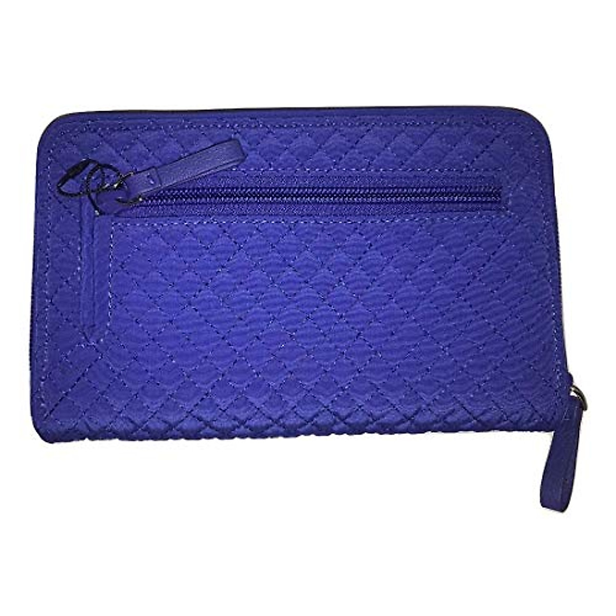 Vera Bradley Iconic RFID Turnlock Wallet in Gage Blue Microfiber