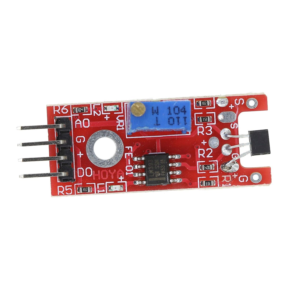 3 Pack KY-024 Linear Magnetic Hall Switches Speed Counting Sensor Module Diy Starter Kit