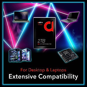 Addlink S20 2TB PS4 Compatible SATA III 2.5" Inch Extreme Quality Internal SSD 550MB/s Maximum Speed, Perfect HDD Replacement/Upgrade for Laptops, PCs & Sony PS4 (ad2TBS20S3S)