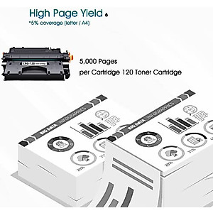 120 Toner Cartridge Compatible Replacement for Canon 120 Toner Cartridge CRG-120 CRG120 for Canon imageCLASS D1120 D1550 D1150 D1320 D1350 D1520 D1100 D1370 D1180 D1170 MF6680DN MF417dw Black