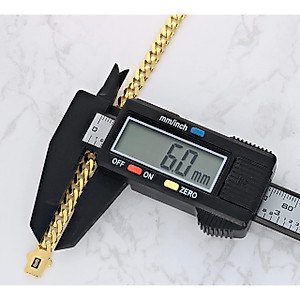 Nuragold 10k Yellow Gold 6mm Royal Monaco Miami Cuban Link Chain Bracelet, Mens Womens Fancy Box Clasp 6" 6.5" 7" 7.5" 8" 8.5" 9"