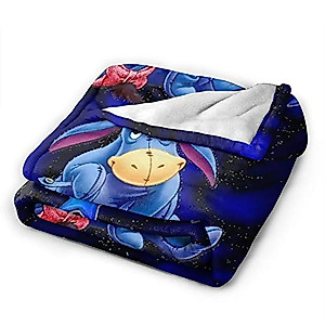 arzjqir Cartoon Blanket Soft Funny Flannel Throw Blanket for Cozy Bed Sofa 50"X 40"