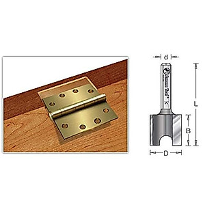 Amana Tool - 45505 Carbide Tipped Mortising 1-1/4 Dia x 3/4 x 1/2" Shank