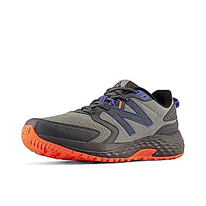 New Balance Men's 410 V7 Running Shoe, Harbor Grey/Blacktop/Bright Lapis, 13