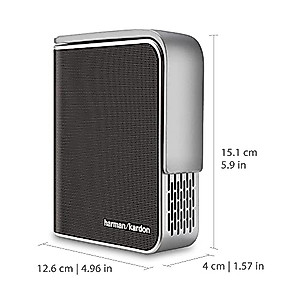 ViewSonic M1+ Portable LED Projector with Auto Keystone, Dual Harman Kardon Bluetooth Speakers and HDMI, USB C, Stream Netflix with Dongle (M1PLUS),Portable with Wi-Fi