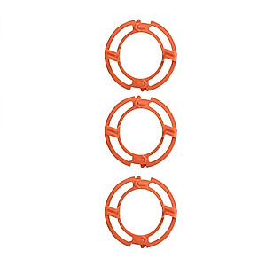 Maxmartt 3 Pcs Blade Retaining Ring Men's Shaver Razor Lock Ring Retaining Ring Orange Blade Retaining Plate Holder Compatible for Norelco Series 7000 9000 RQ12 Models