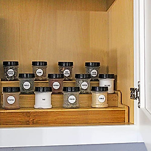 Cornucopia Mini Plastic Spice Jars w/Sifters (12-Pack, Black); 2 Tablespoon Capacity (1 Fluid Ounce) Spice Bottles for Travel, Glitter, Gifts, Favors