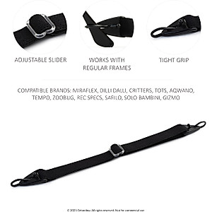 Geborilma Kids Glasses Strap - 1 Replacement Glass Bands for Kids Keep Glasses from Sliding - Glasses Lanyard Toddler, Baby