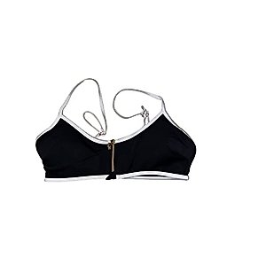 Victoria's Secret Swim Iconic Scoop Bikini Top Color Black Size X-Large New