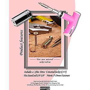 3/8'' Drive Universal Socket Tool Set 25-piece (A) and Magnetic Pickup Tool Set 5-piece (B)