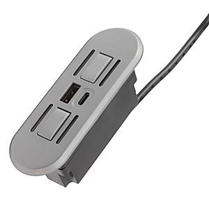 Acouto 5 Button Electric Sofa Remote, ABS Material Power Recliner or Lift Chair Hand Control with USB Charging Port for Sofas Cont Remote