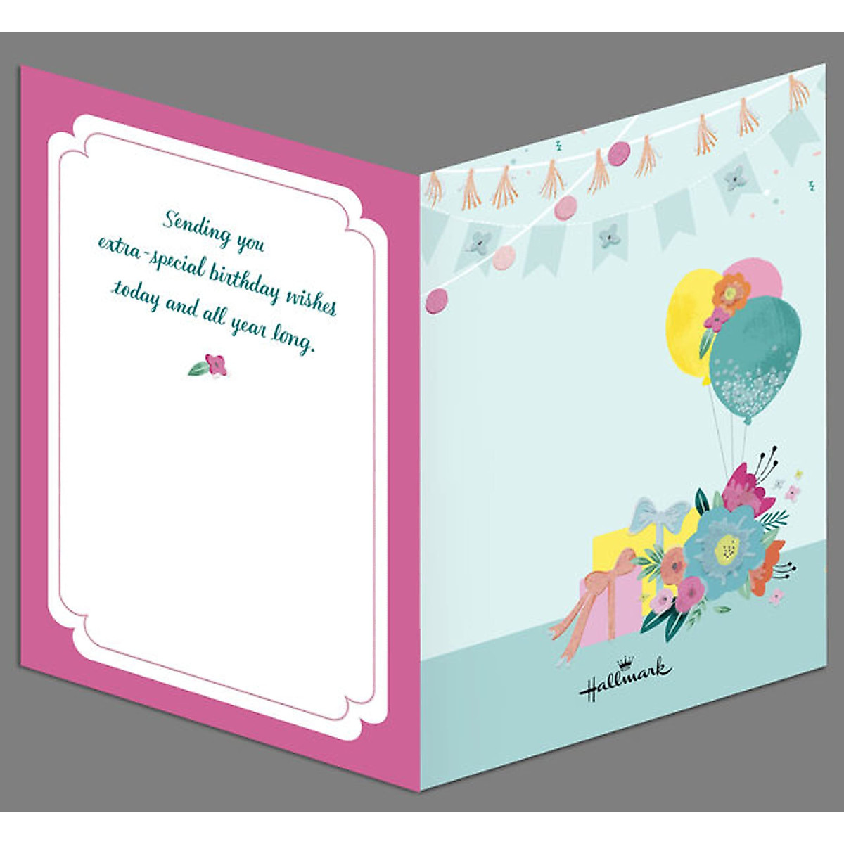 Hallmark Paper Wonder Pop Up Birthday Card (Floral Birthday Cake)