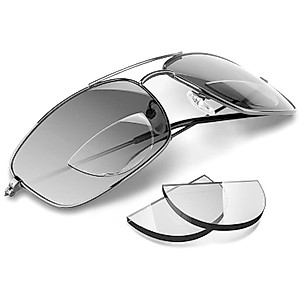 Phillips Safety Products, Inc. StickToIt Stick On Bifocal Lenses, Converts Any Sunglasses or Glasses into Bifocals, Reusable, Adhesive, 2.50 Diopter