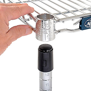 Nexel Chrome Wire Dunnage Rack, 24"W x 14"D x 14"H