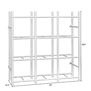 PROSLAT Bin Warehouse Rack - 12 Totes Compact