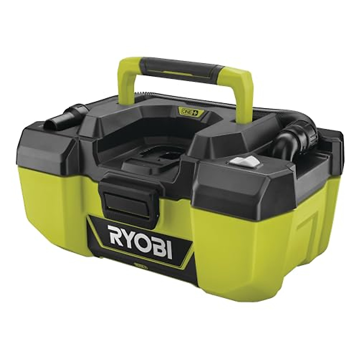 Ryobi ONE+ 18V Lithium-Ion Cordless 3 Gal. Project Wet Dry Vacuum with Accessory Storage, 4.0 Ah Battery, and Charger