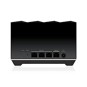 NBS Nighthawk MR80 Tri-Band Wi-Fi 6 Mesh Router 802.11b/g/n/ac/ax AX3600 ((Router Only) (Satellite Sold Separately))