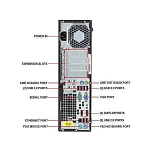 HP 800 G2 SFF (Intel Core i7-6700, 32GB Ram, 1TB New SSD, USB 3.0, WiFi Bluetooth) Windows 10 Professional (Renewed)