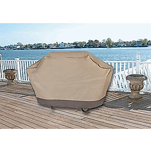 Dobar Heavy Duty Waterproof Vinyl Grill Cover - 59 Inch Medium