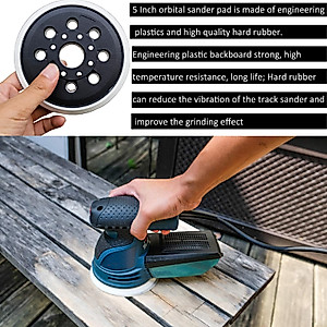 5 in. Hard Hook & Loop Sander Backing Pad for Bosch ROS20VSC, ROS20VSK, ROS20, ROS20VS, ROS10 Random Orbit Sander