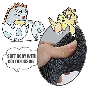 18''X12''X7'' Standing Dinosaur Model Action Figures Soft Touch Vinyl Plastic Dino Toy for Kids Boys