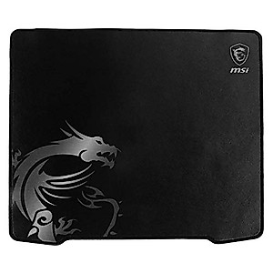 MSI Ultra-Smooth Low-Friction Textile Surface Natural Rubber Base Extra Soft Comfortable Touch Anti-Slip Gaming Mouse Pad (Agility GD30)