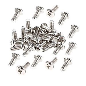 QMseller 40 Pieces VESA Computer TV LCD Monitor Stand Bracket Mounting Screw M4x10mm