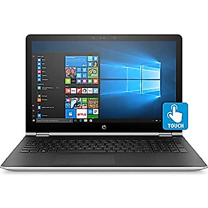 HP 15-br080wm X360 15.6" HD Touchscreen i5-7200U 2.5GHz 8GB RAM 1TB HDD Win 10 Home Mineral Silver