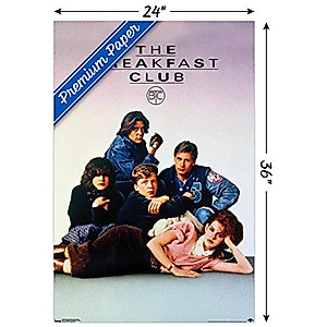 Trends International 24X36 The Breakfast Club-One Sheet Wall Poster, 24" x 36", Premium Unframed Version
