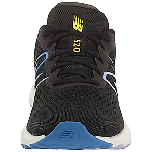 New Balance Women's 520 V8 Running Shoe, Black/Purple, 8