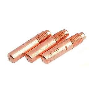 Forney 60164 Contact Tip for Mig Welding, Hobart or Miller, .023/.025, 3-Pack,Copper
