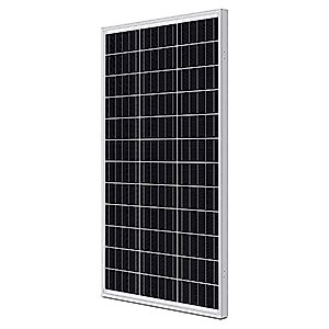 ExpertPower 100 Watt 12 Volt Monocrystalline Solar Panel, Compact Design 40.16 X 20.08 X 1.38 in, High Efficiency Module PV Power for Battery Charging Boat, Caravan, RV, Off Grid Applications