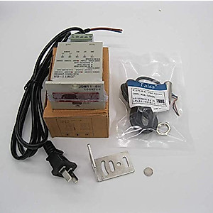 TWTADE/ 110-220VAC LED Auto Display Digital Counter 0-999999 6 Digits + Hall Proximity Sensor Switch Distance 10CM NPN NO + Holder US-JSQ+GD+CT 10mm