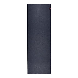 Manduka eKO Superlite Yoga Mat for Travel - Lightweight, Easy to Roll and Fold, Durable, Non Slip Grip, 1.5mm Thick, Midnight Blue, 71" x 24"
