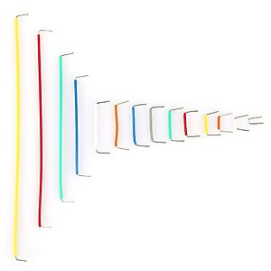 Preformed Jumper Wire, Wide Application Breadboard Jumper, Convenient for Store and Fetch for Prototyping Use.