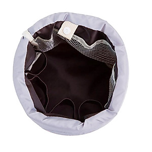 INVODA 2PCS Travel Cosmetic Bag Makeup Organizer Bag Bathroom Cases Toiletry Bag with Drawstring (Green+Blue)