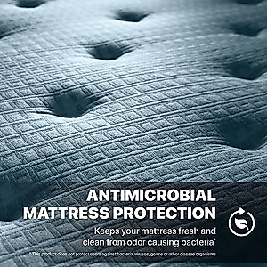 Beautyrest Silver BRS900 12” Extra Firm King Mattress, Cooling Technology, Supportive, CertiPUR-US, 100-Night Sleep Trial, 10-Year Limited Warranty, White