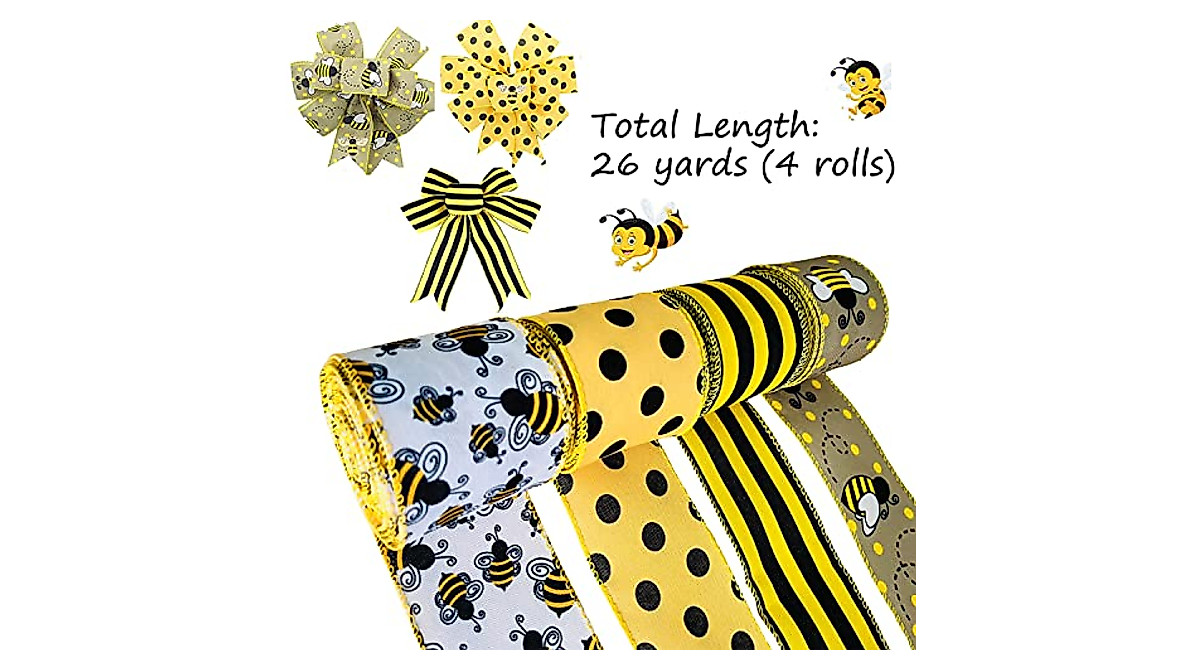 Bumble Bee Ribbon: Perfect for Crafts & Decorations