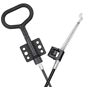 YEYETUO Sofa Recliner Cables, 2PCS Release Cables Replacement D Ring Pull Handle, Recliner Replacement Parts Hook Exposed Length 4.75 Inch, Total Length 36.5 Inch