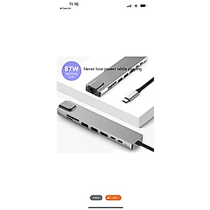 USB C HUB 8 in 1