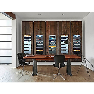 Black Wall Mount Hanging File Holder Organizer 6 Pack | Durable Steel Rack, Solid, Sturdy & Wide | for Letters, Files, Magazines & More | Organize The Desktop, Declutter Your Office - Nozzco